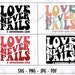 Love Never Fails SVG, Love Never Fails PNG, Love Never Fail Shirt ...