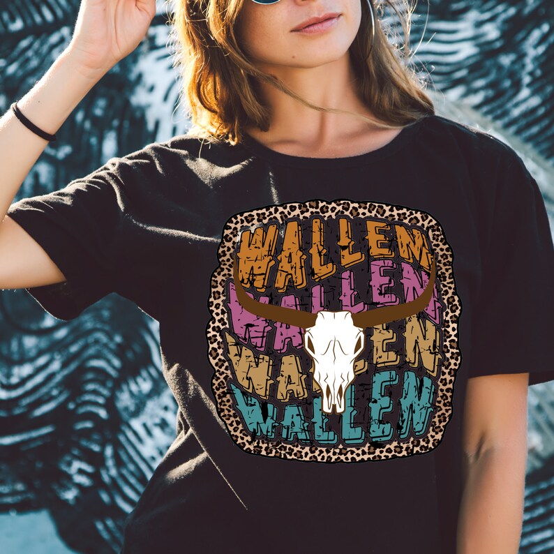 Wallen SVG PNG Wallen Bull Skull Svg Wallen Shirt Svg - Etsy