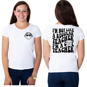 I'm Not Like A Regular Teacher I'm A Cool Teacher SVG-PNG, Teacher Svg ...