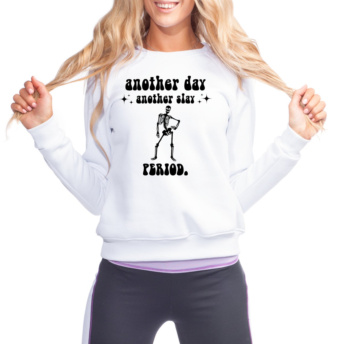 Another Day Another Slay Period. SVG PNG, , Funny Skeleton Svg ...