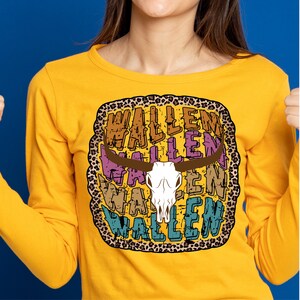 Wallen SVG PNG, Wallen Bull Skull Svg, Wallen Shirt Svg, Wallen Leopard ...