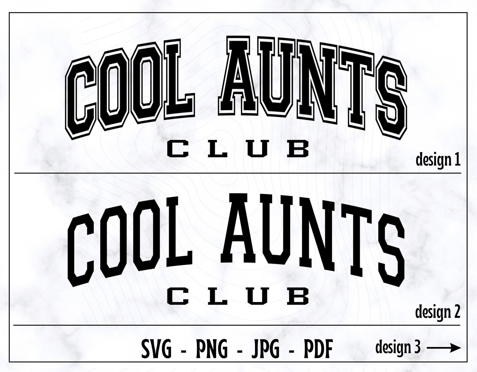 Cool Aunts Club SVG, Cool Aunts Club PNG, Cool Aunts Shirt Svg, Cool ...