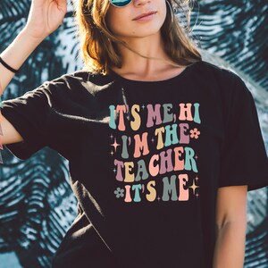 It's Me,hi I'm the Teacher It's Me SVG-PNG, Teacher Svg, Teacher Shirt ...