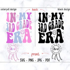 In My 3rd Grade Era SVG-PNG, 3rd Grade Vibes SVG, Third Grade Vibes Svg ...