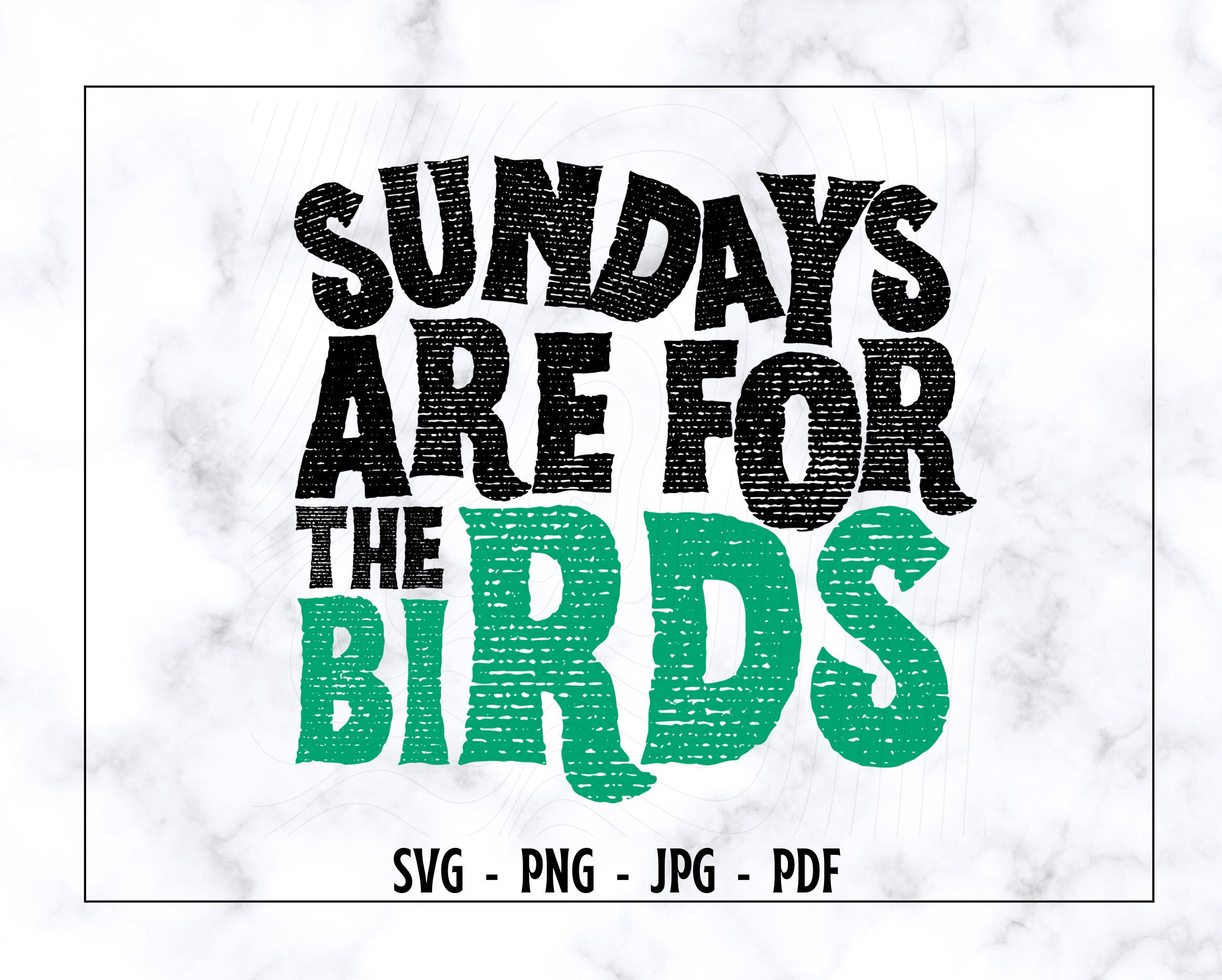 Sundays Are for the Birds SVG Pngsundays Are for the Birds - Etsy