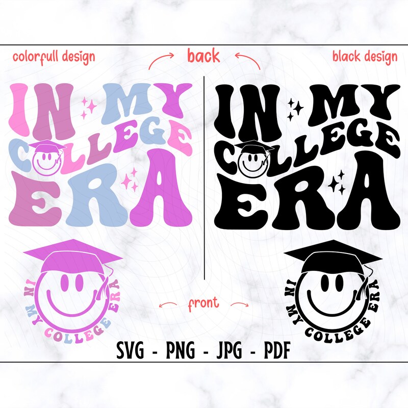 College Svg - Etsy