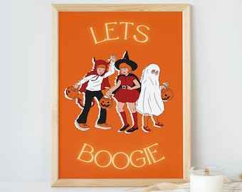 Lets Boogie Poster - Etsy