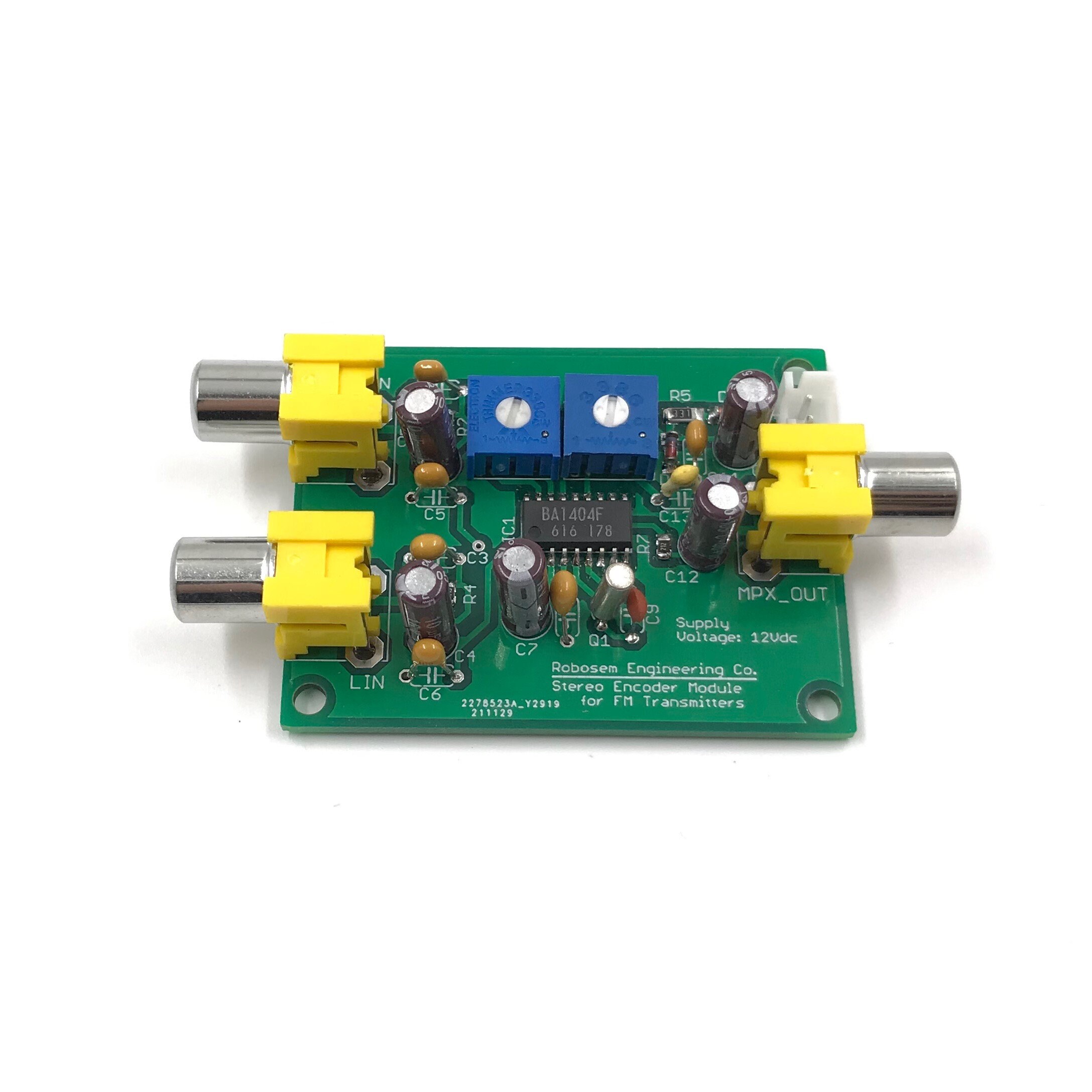 Stereo Encoder Circuit Module for Mono Pll FM Transmitter Stereo ...
