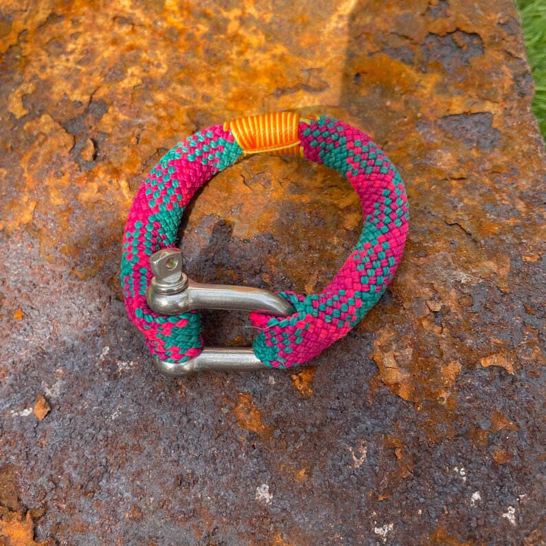Rope Bracelet With Shackle - Etsy