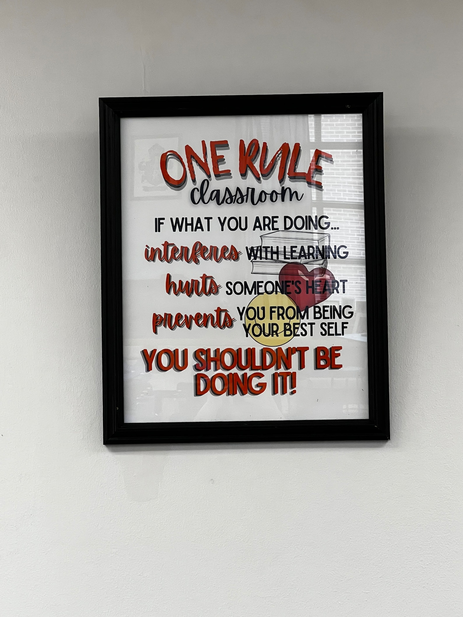 One Rule Classroom Digital Print for Classroom Management - Etsy