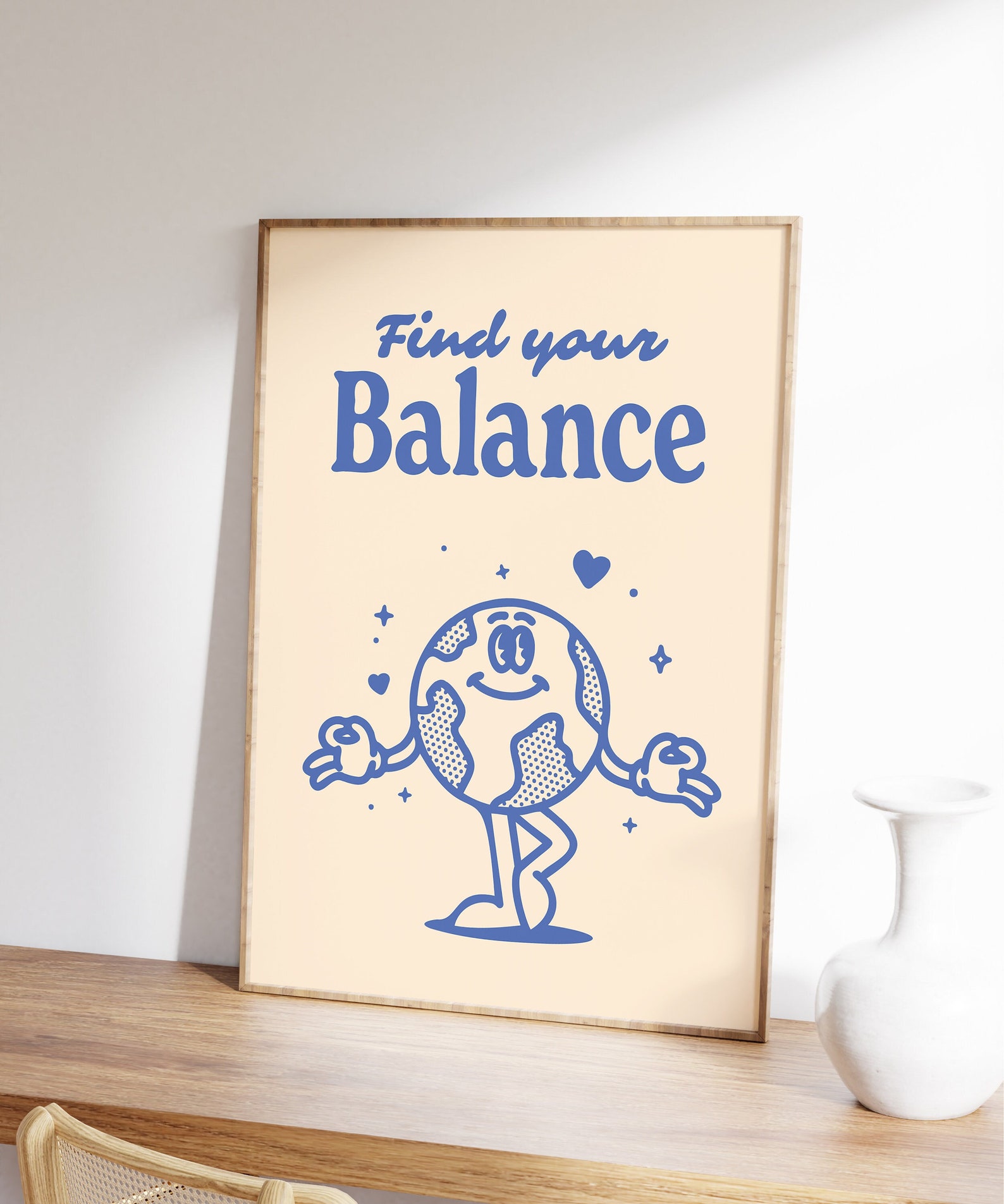 Positive Self Care Poster Retro Wall Decor Aesthetic Poster - Etsy