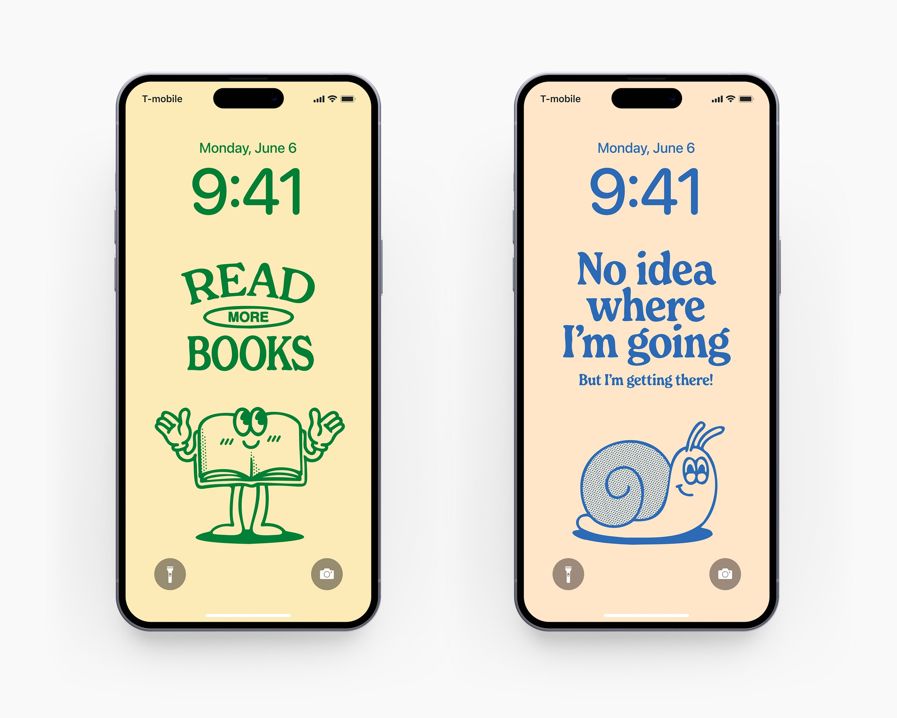 Retro iPhone Wallpaper Set: Groovy Quote Lock Screens (digital Download ...