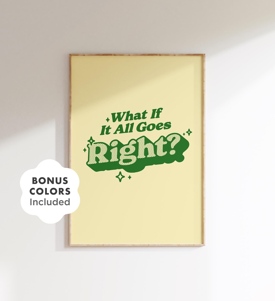 Retro Motivational Quote Print, Groovy Office Decor (digital Download ...