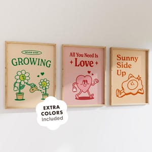 Retro Quote Art Prints, Groovy Kitchen Decor (digital Download) - Etsy