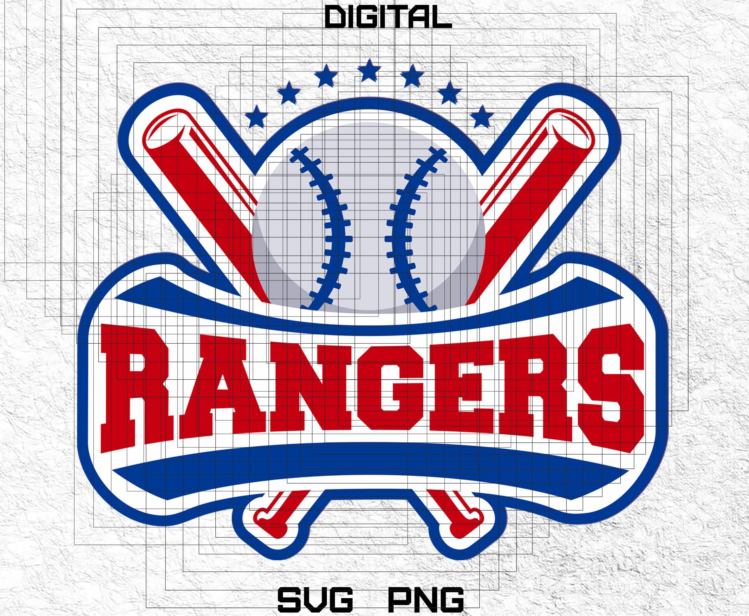 Rangers Baseball Svg - Etsy