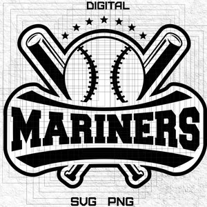 Mariners Baseball Svg - Etsy