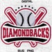 Diamondbacks Baseball Svg - Etsy