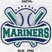 Mariners Baseball Svg - Etsy