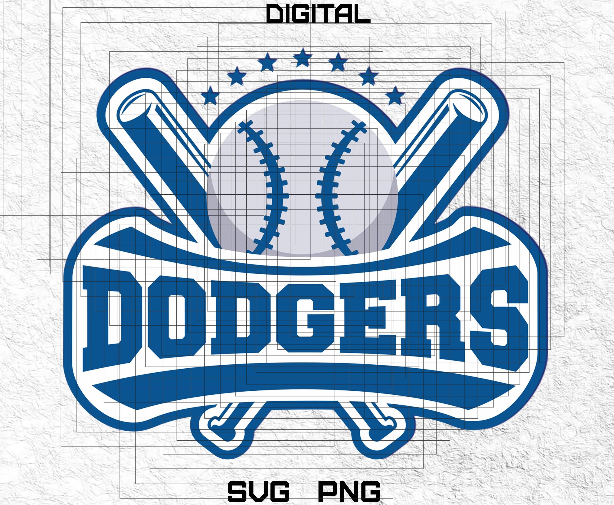Dodgers Baseball Svg - Etsy