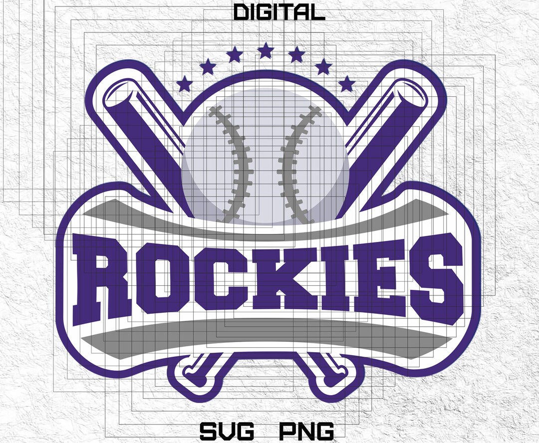 Rockies Baseball Svg - Etsy