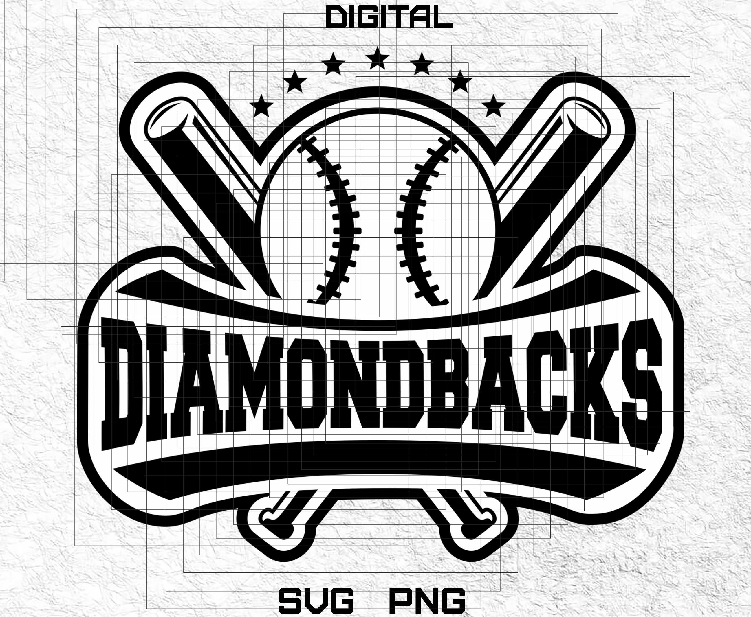 Diamondbacks Baseball Svg - Etsy