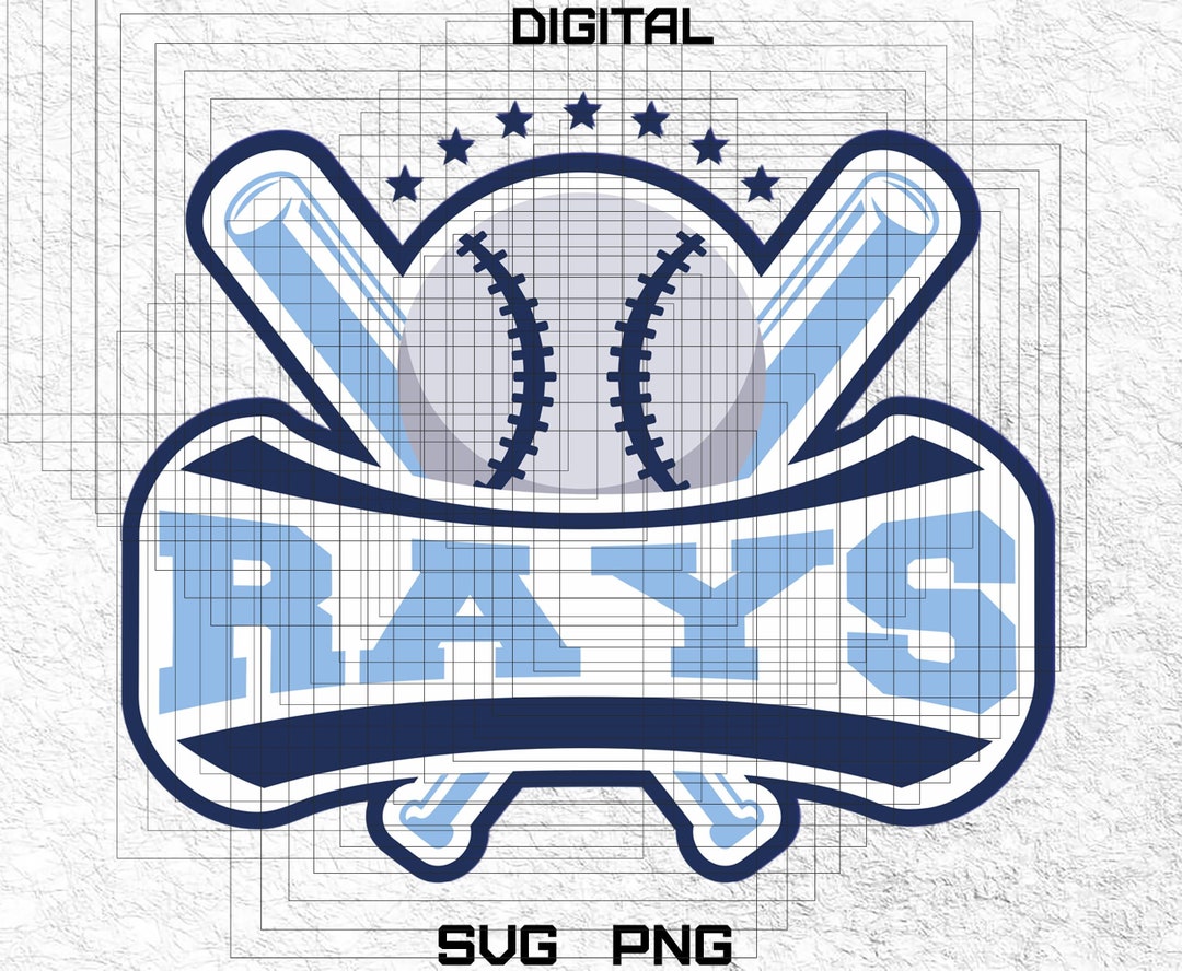 Rays Baseball Svg - Etsy