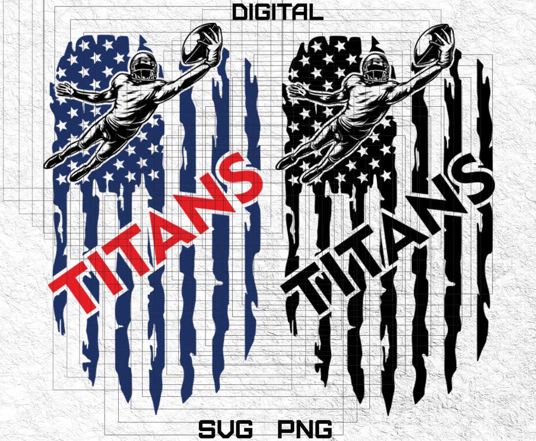 Titans Football Svg - Etsy