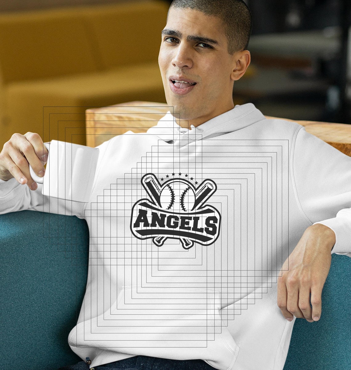 Angels Baseball Svg - Etsy