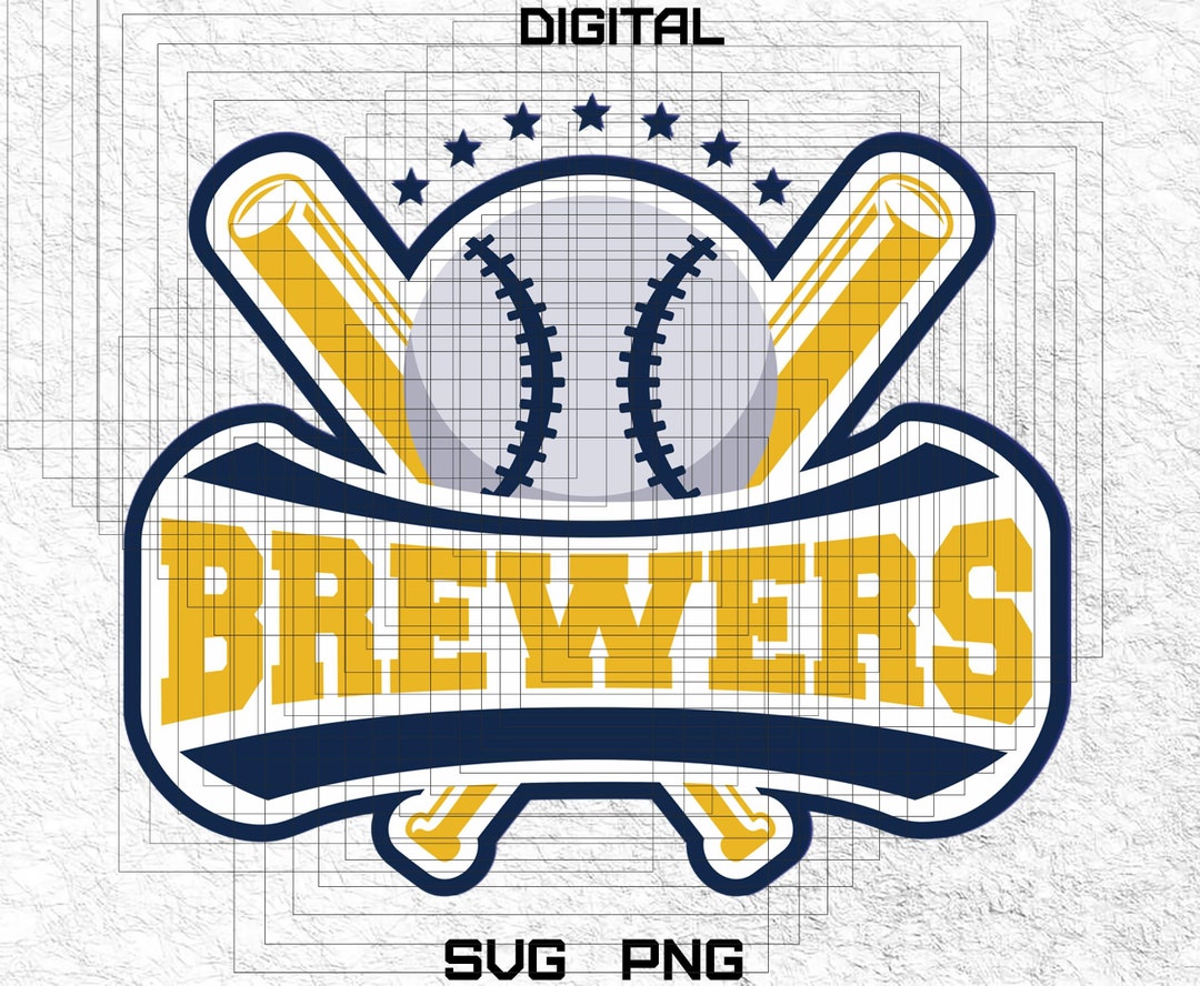 Brewers Baseball Svg - Etsy