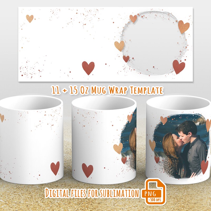 Sublimation Mug Templates - Etsy Canada