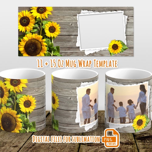 Photo Frame Png Wrap Photo Mug Wrap Png Picture Mug Template - Etsy