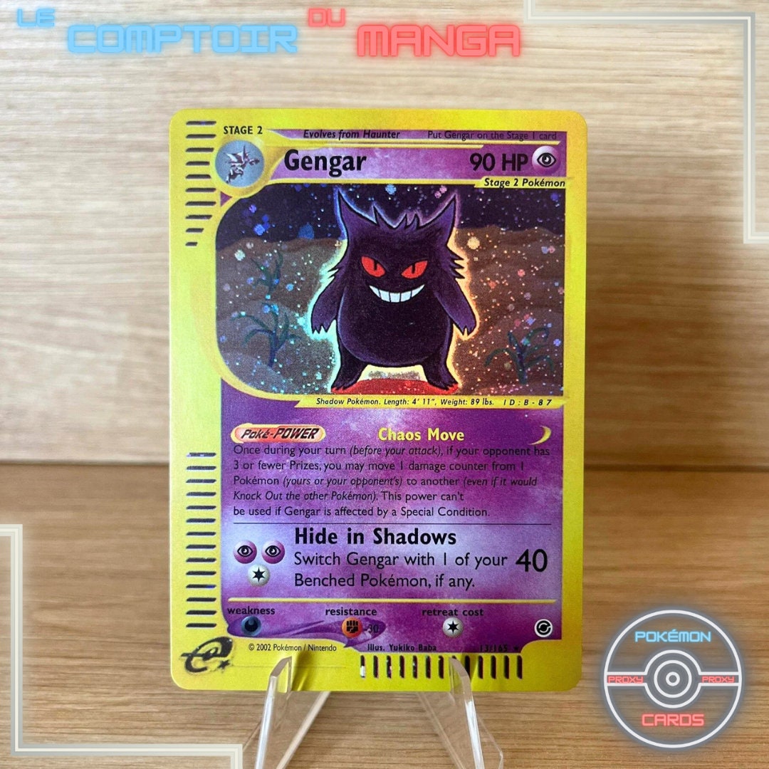 Gengar 13/165 Expedition 2002 English Version Holographic Proxy High ...