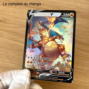 Pokemon Card Charizard V Promo Full Art English Version Holographic and ...