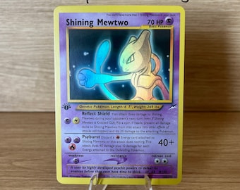 Shining Mewtwo - Neo Destiny - PKM Proxy - Etsy
