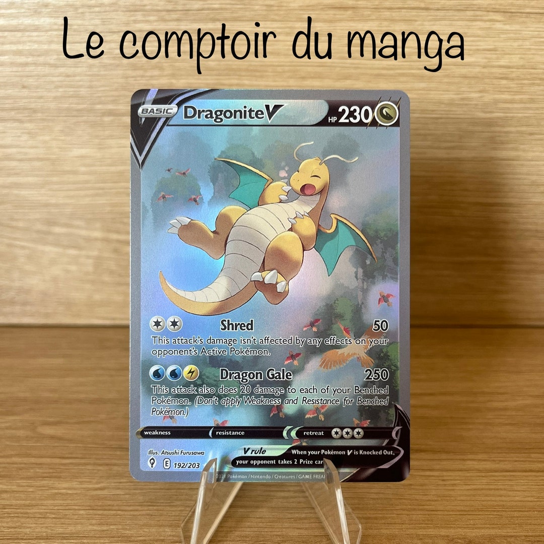 Dragonite V 192/203 Evolving Skies - English Version - Holographic - Proxy - High Quality ...