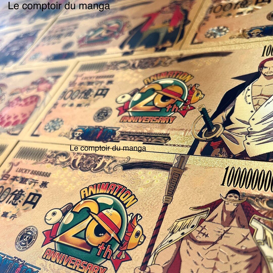 One Piece - Collectible Banknotes - Nippon Ginkon - 5 Emperors (20th ...