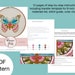 Colorful Butterfly Hand Embroidery Pattern - PDF Instant Download for ...