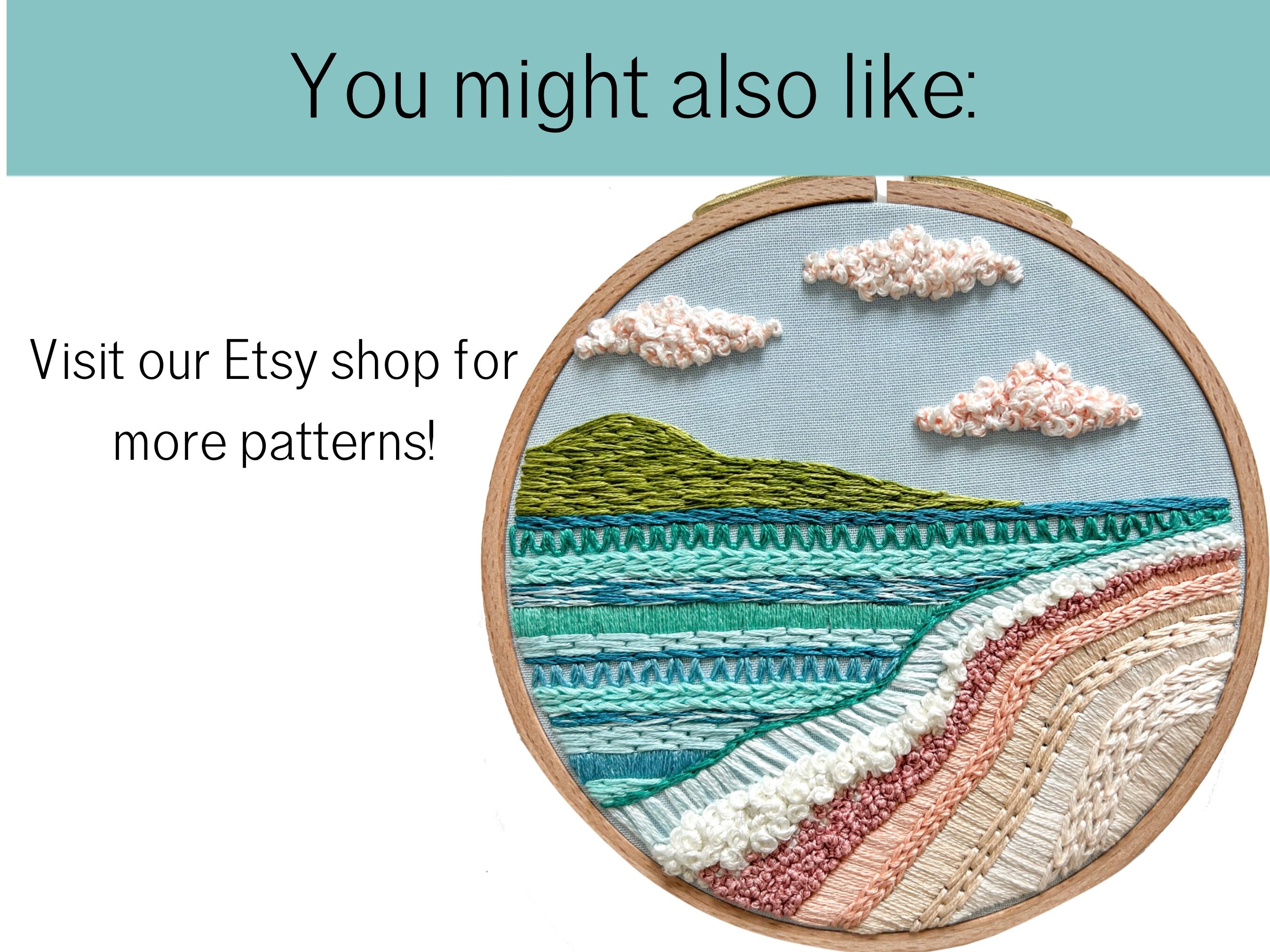 Abstract Nautilus Shell Embroidery Pattern - PDF Instant Download for ...