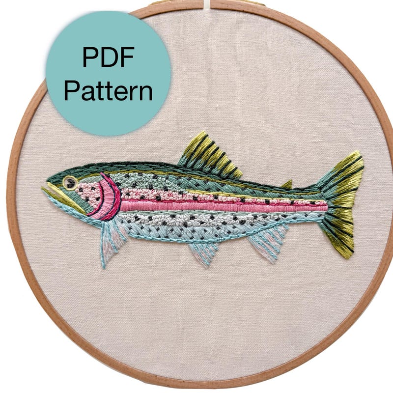 Hand Embroidery Patterns - Etsy