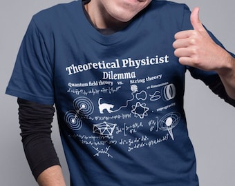 Quantum Physics T-shirt Equations, Physics Gift, Science Shirt, Quantum ...