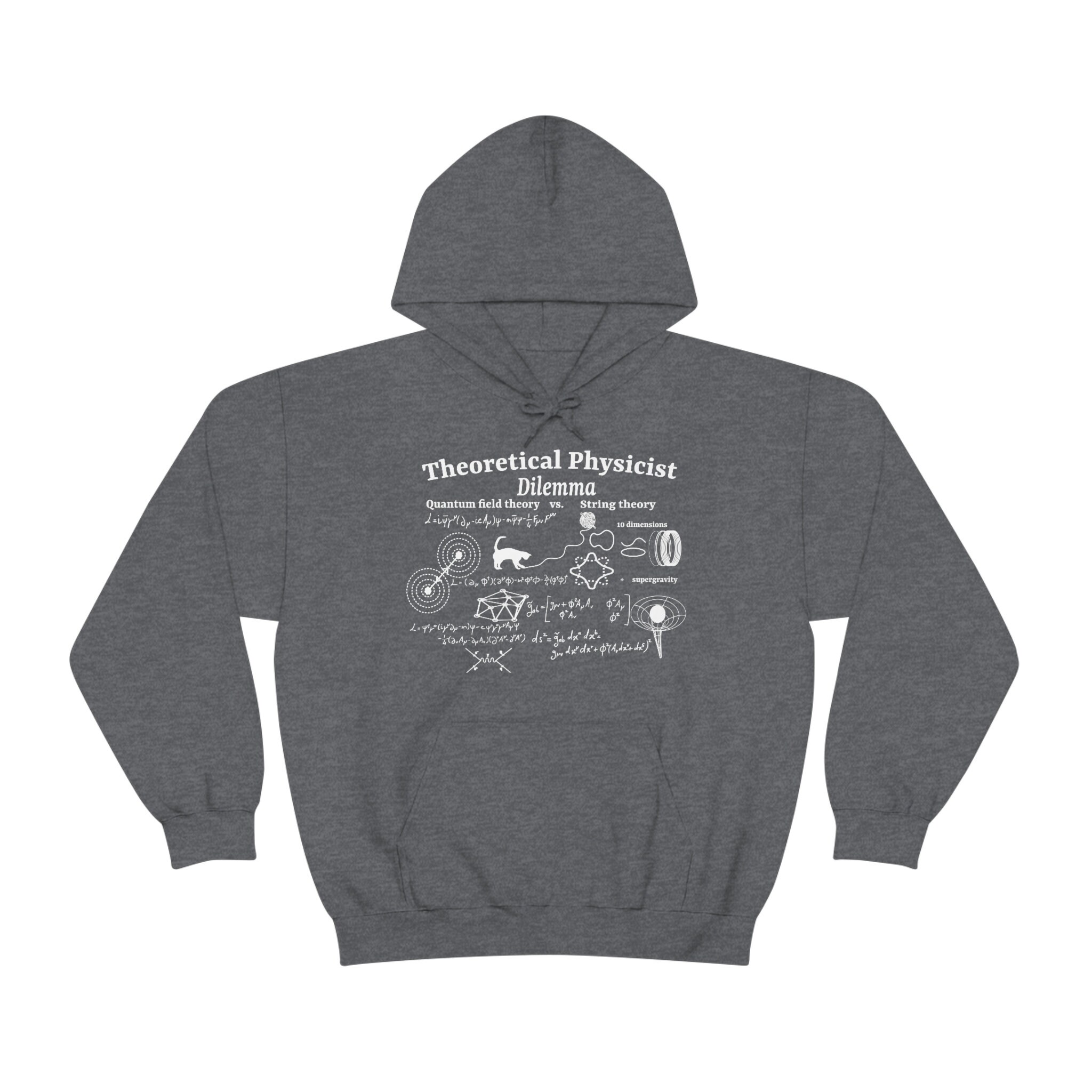Physik Hoodie String Theorie vs. Quantenphysik Pullover - Etsy.de