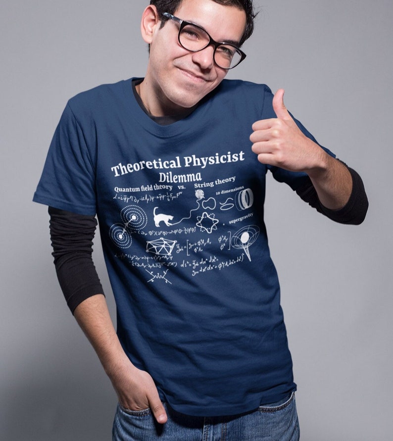 Physics T-shirt | String Theory Vs. Quantum Physics | Fan of Science and Theoretical Physics ...