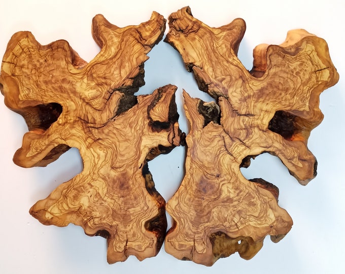 Olive Wood Slabs, Unique Olive Wood Slice, Live Edge Wood Slab, Slab ...