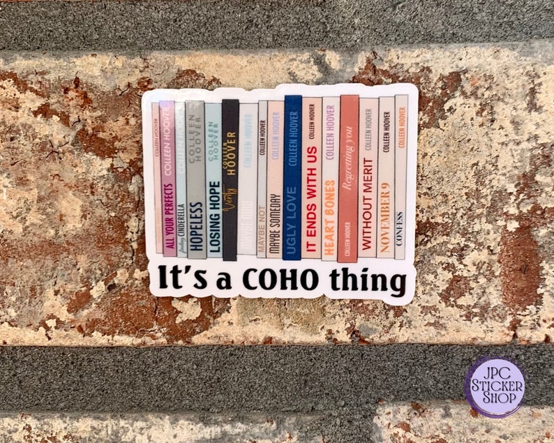 Colleen Hoover Sticker Vinyl Sticker Stickers for Laptop - Etsy
