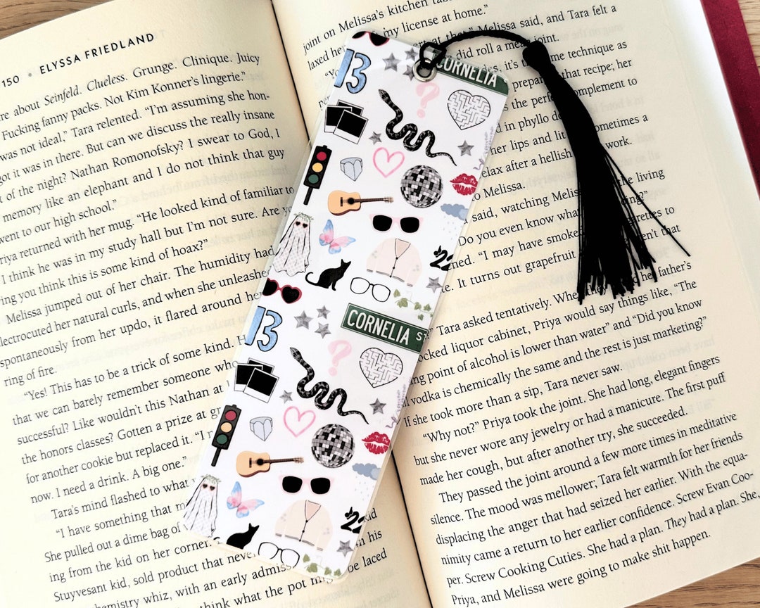 Tay Bookmark, Handmade Bookmark, Music Lyric Bookmark, Book Lover Gift ...