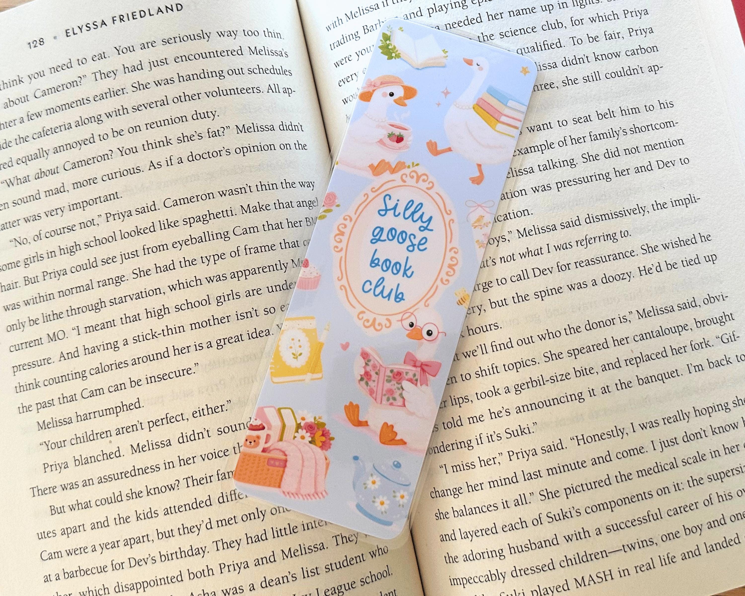 Silly Goose Bookmarks, Laminated Bookmark, Book Lover Gift - Etsy
