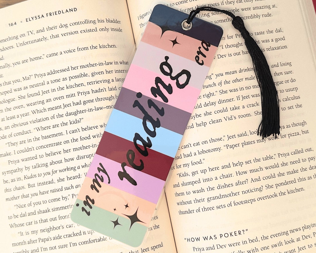 In My Reading Era, Handmade Bookmark, Book Lover, Book Lover Gift ...