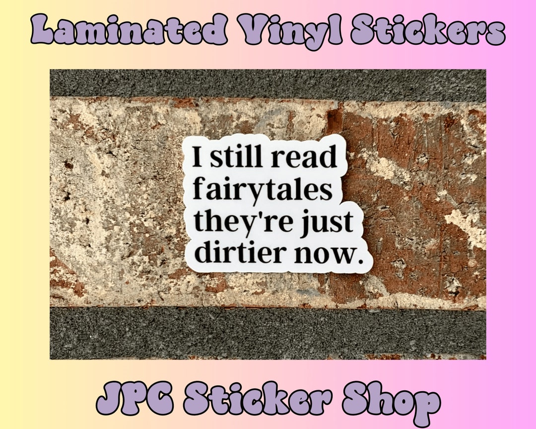 Fantasy Book Sticker, Vinyl Sticker, Stickers for Laptop, Book Lover ...