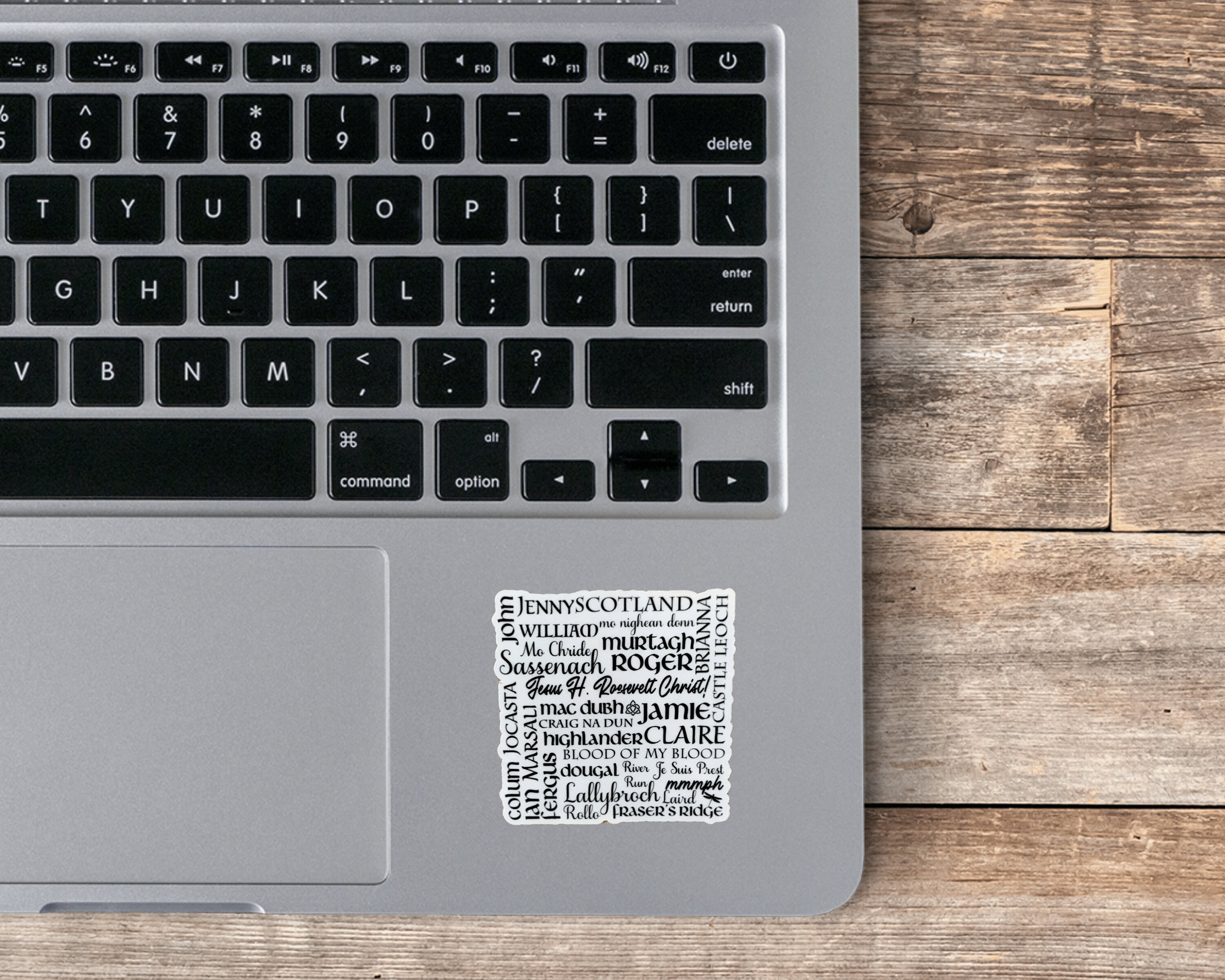 Outlander Vinyl Stickers Sassenach Book Lover Decal - Etsy