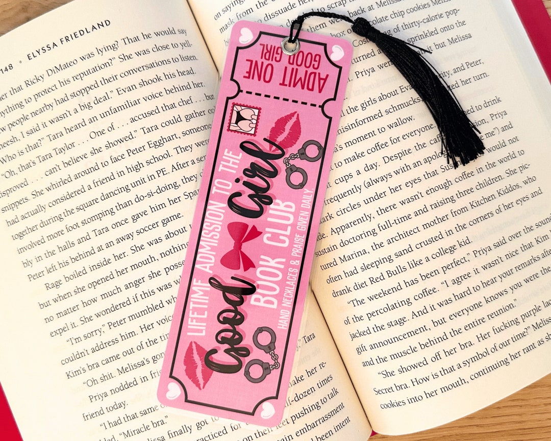 Good Girl Book Club, Handmade Bookmark, Book Lover Bookmark, Book Lover ...